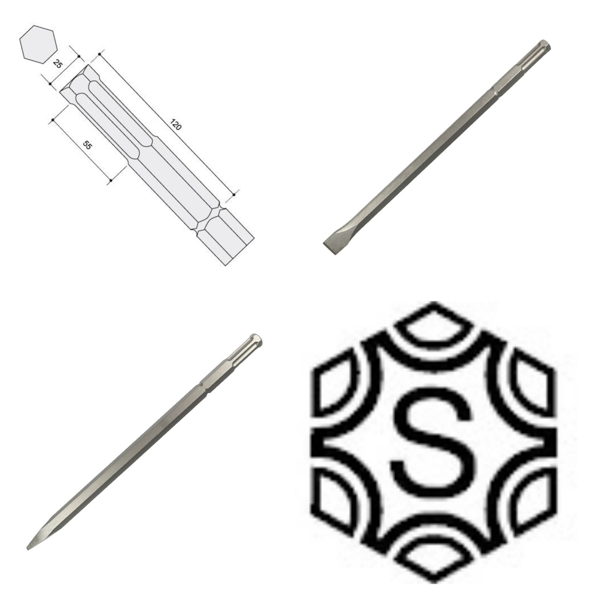 Chisel & Point to fit Hilti TE1500 AVR Breaker | MB Plant and Repair LTD